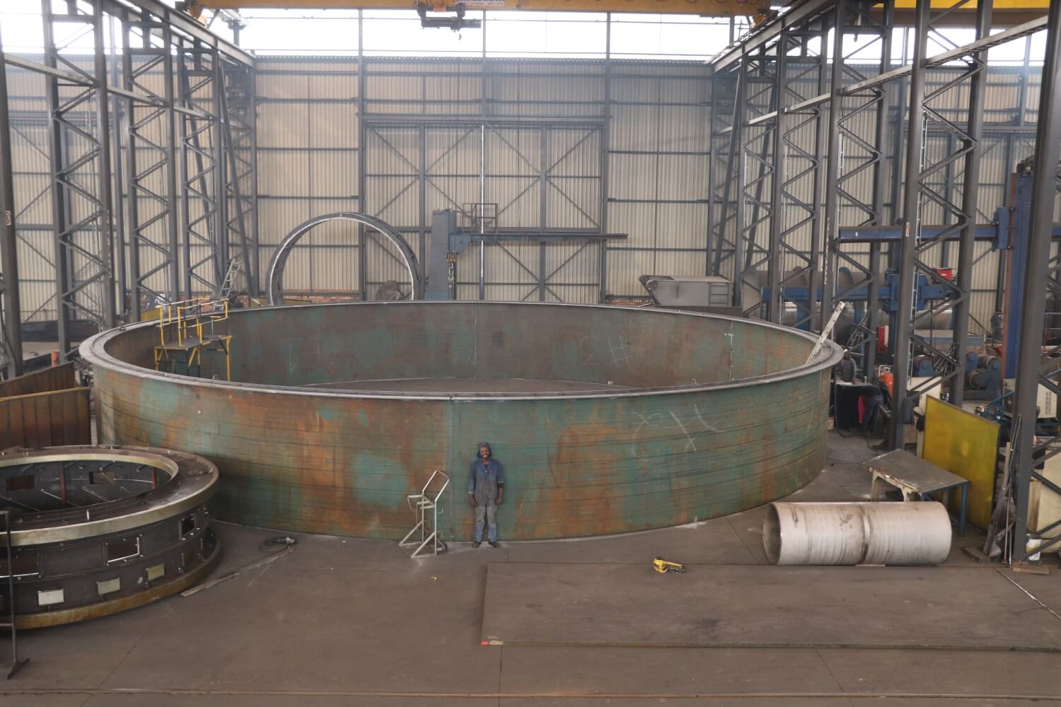 17.7m Diameter Furnace Shell - Rollfab